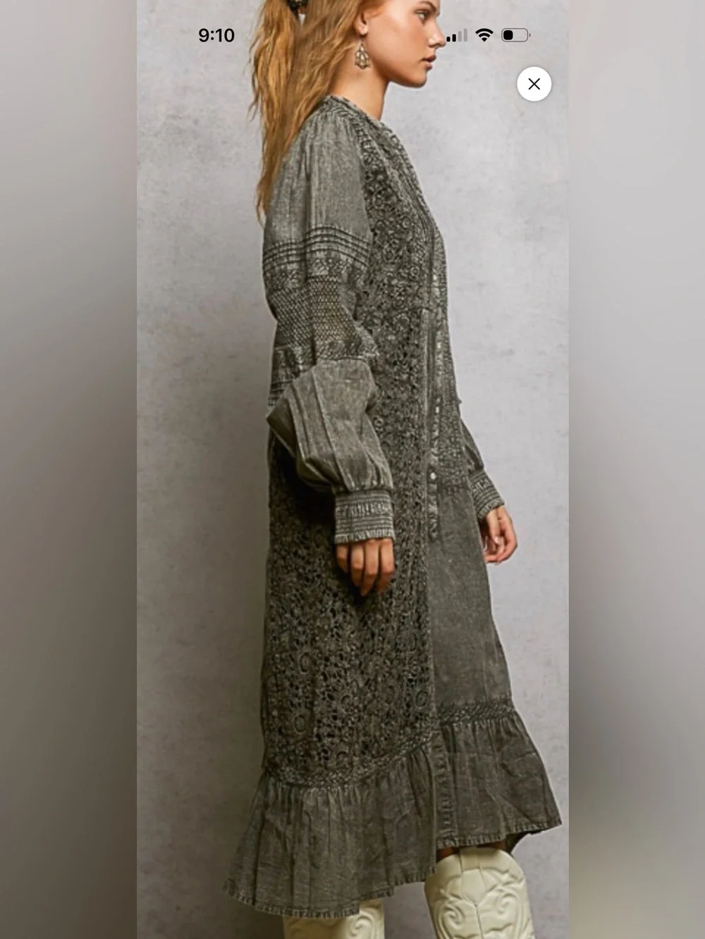 POL | Dresses | Pol Long Buttonfront Dress In Olive Gray | Poshmark